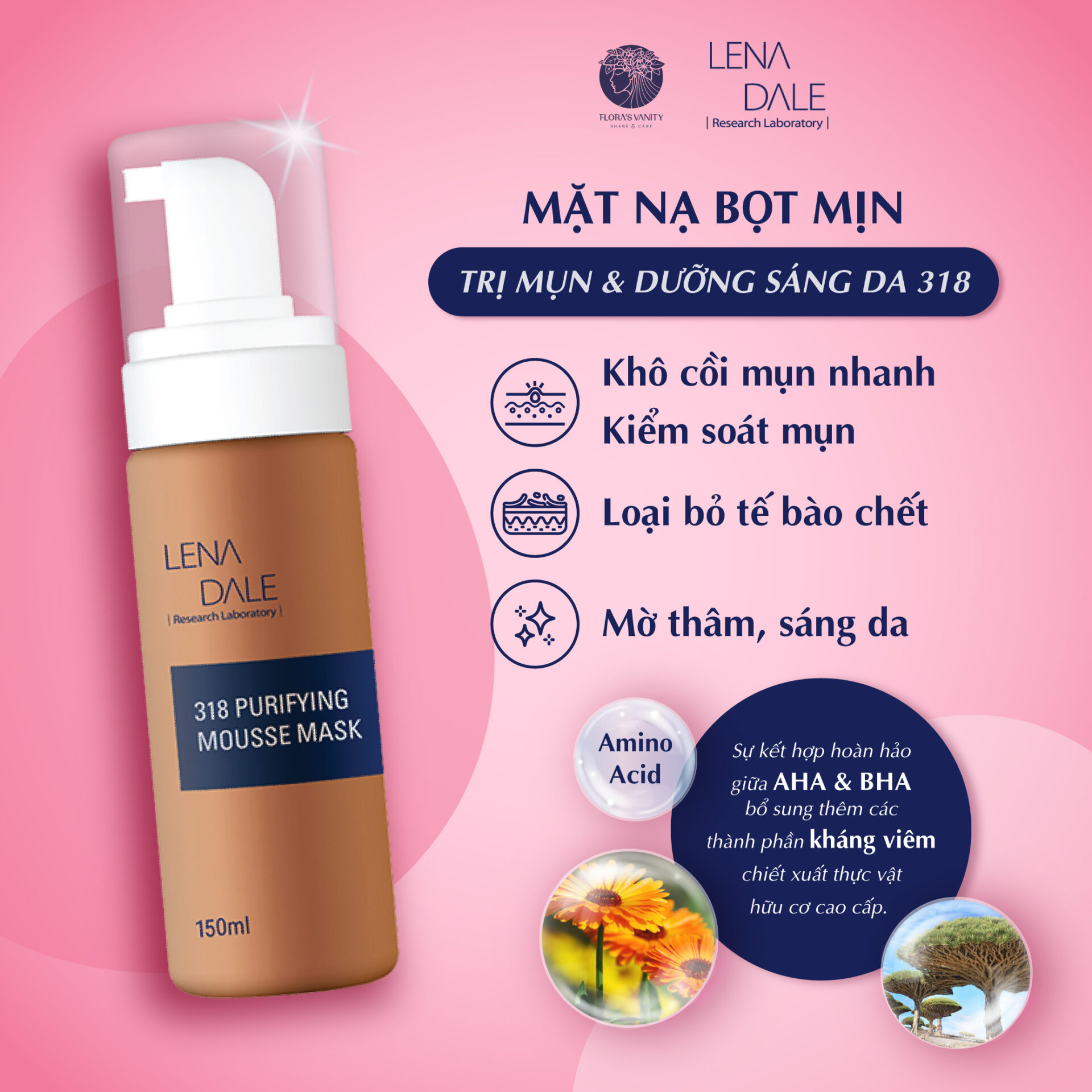 [LENA DALE] DƯỠNG ẨM & PHỤC HỒI DA TINH CHẤT MẬT HOA NHA ĐAM - Flora’s ...